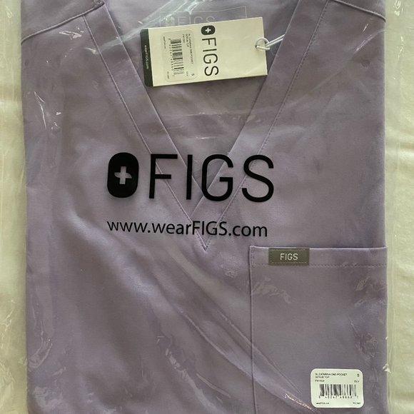 Figs | Tops | Figs Scrub Top Lavender Dew S | Poshmark